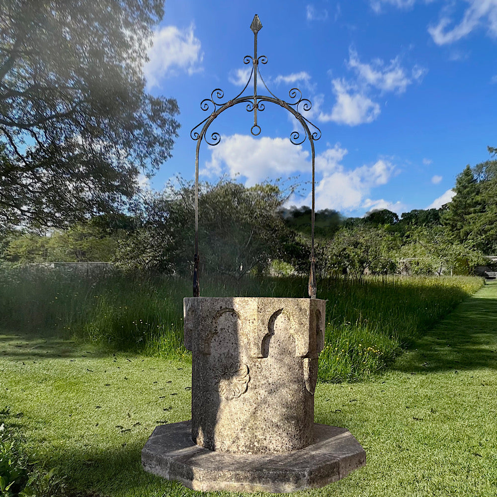 Italian Venetian Style Composite Stone Well Head | Chris Holmes Antiques