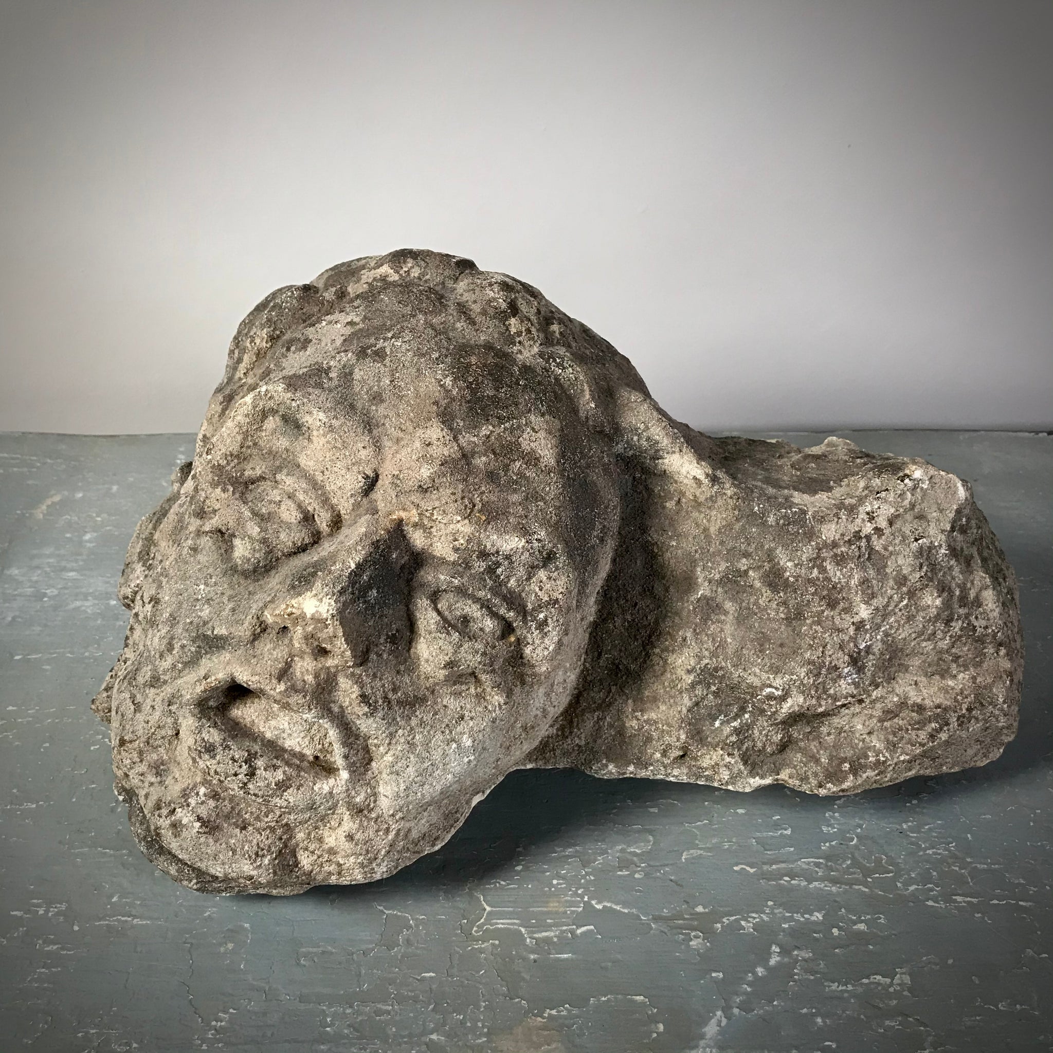 Medieval Stone Martyr or Sinners Head | Chris Holmes Antiques