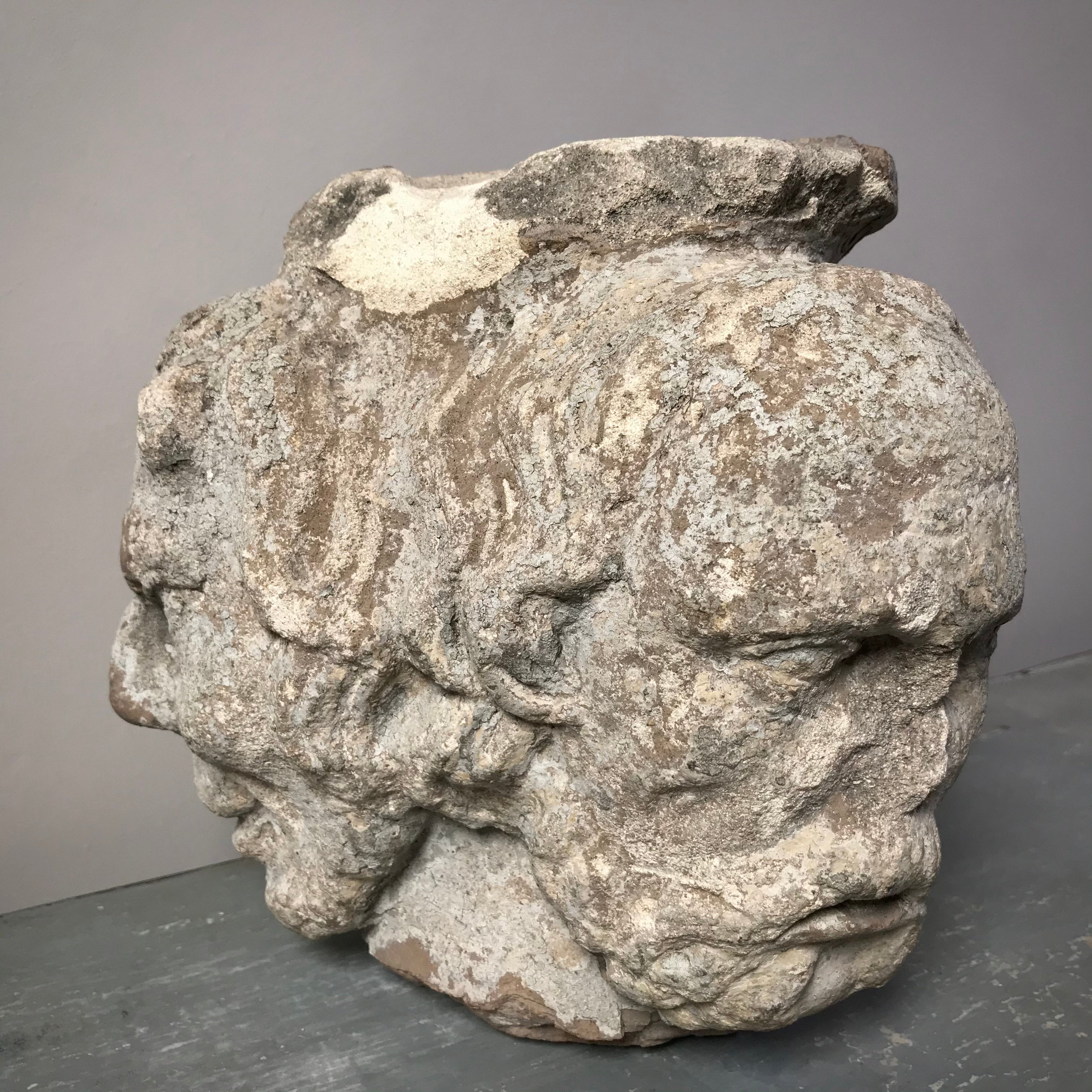 Italian Renaissance ‘The Three Ages of Man’ Tricephalic Capital c.1440 ...